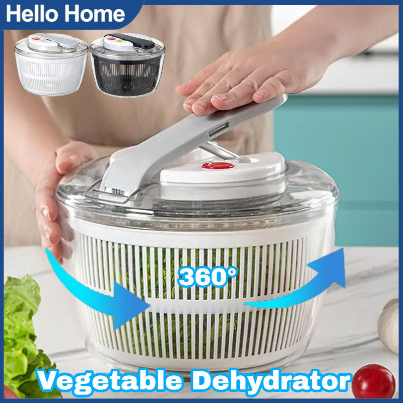 Vegetables Spinner Press Vegetable Washer Vegetable Dryer Basket ...