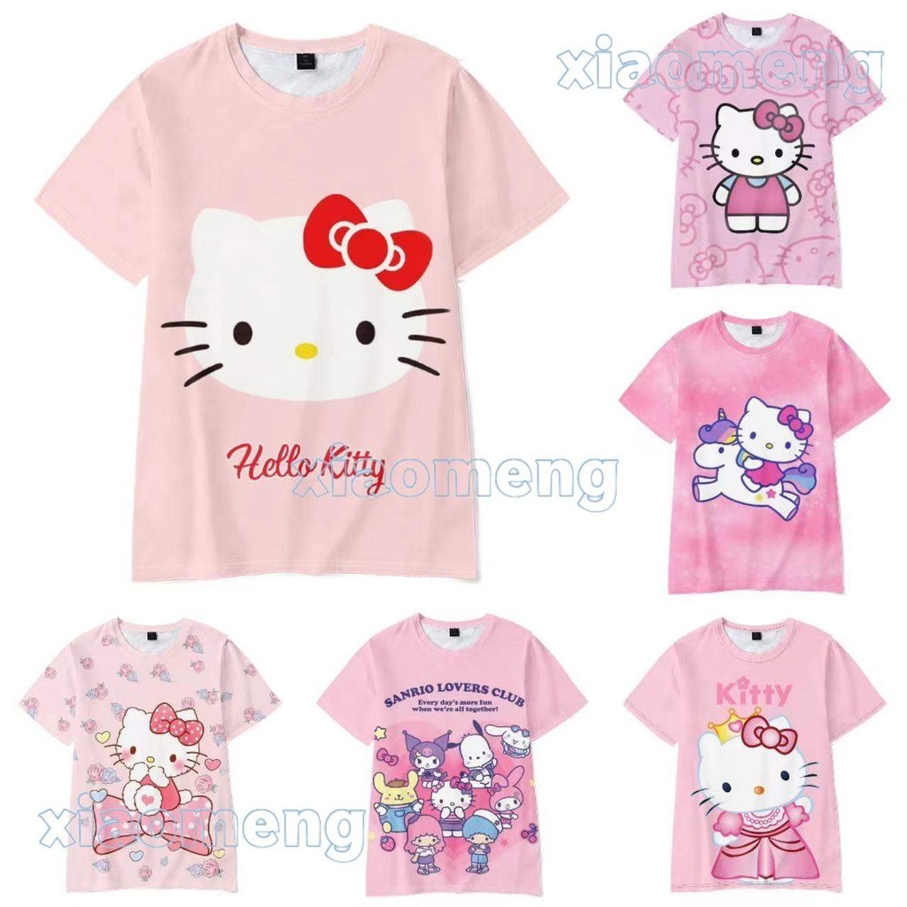 sanrio shirt HelloKitty shirt parent-child clothing.. | Shopee Malaysia