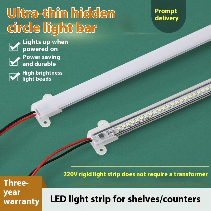 Led Hard Light Bar 220v High Voltage Long Bar Patch Light Strip Wine ...
