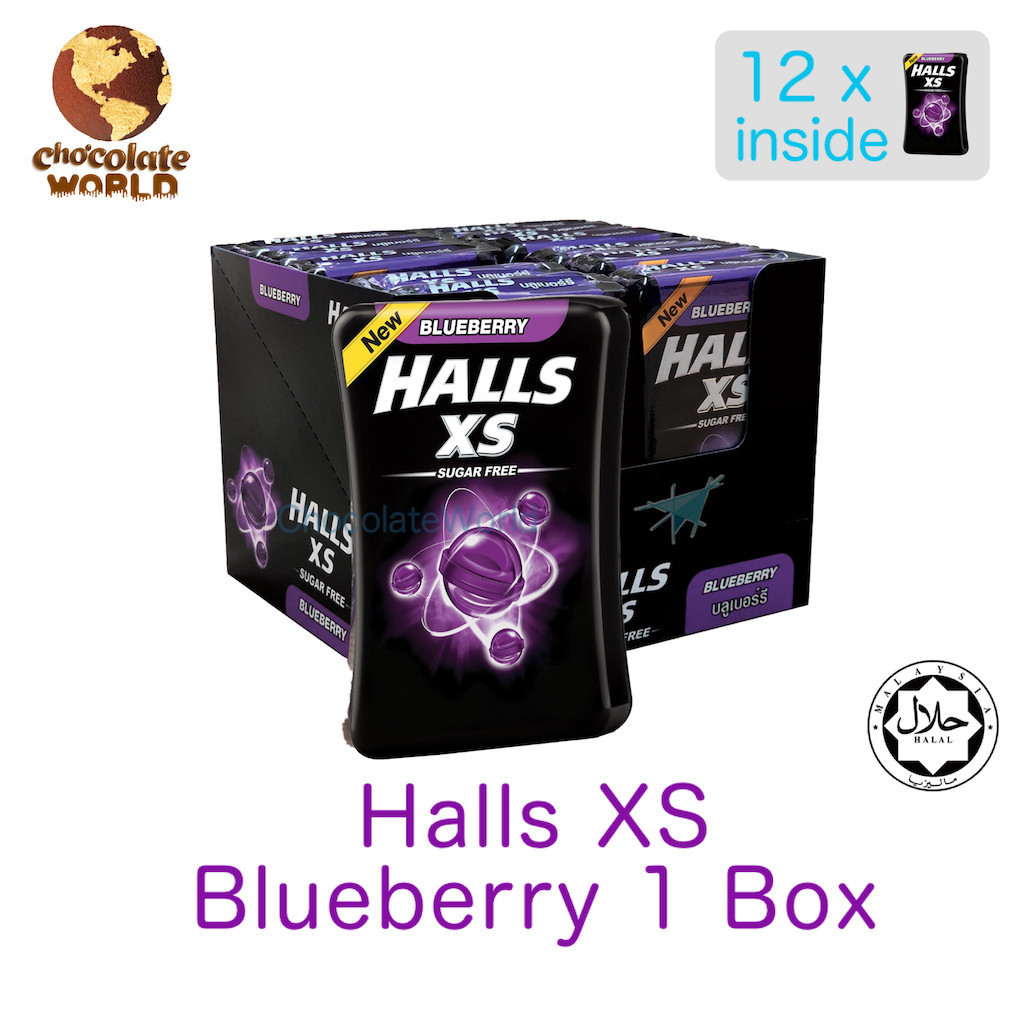 Halls XS Sugar Free Candy Blueberry (15g x 12)/(15g x 6) | Shopee Malaysia