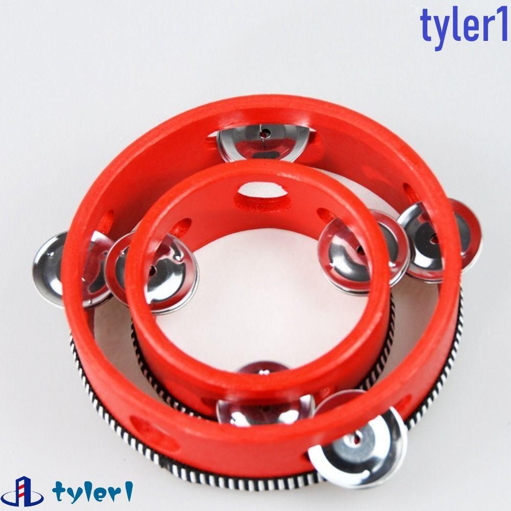 TYLER1 Tambourine Drum, Dancing Toys Wooden Tambourines Musical Instrument, Gift Handheld Drum ...