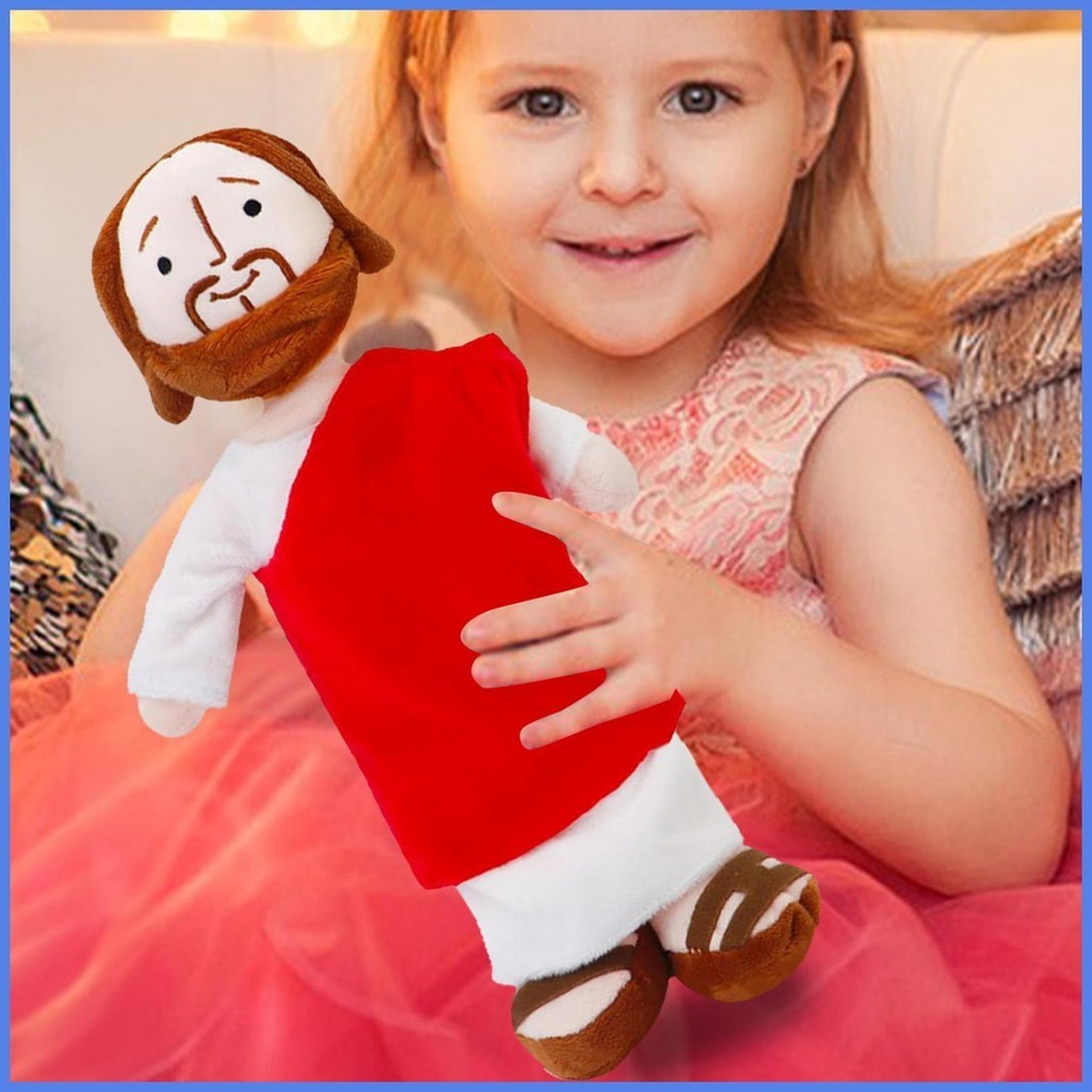 Jesus Stuffed Doll Plushies Toy Jesus Figure Plush Doll Festive Small ...