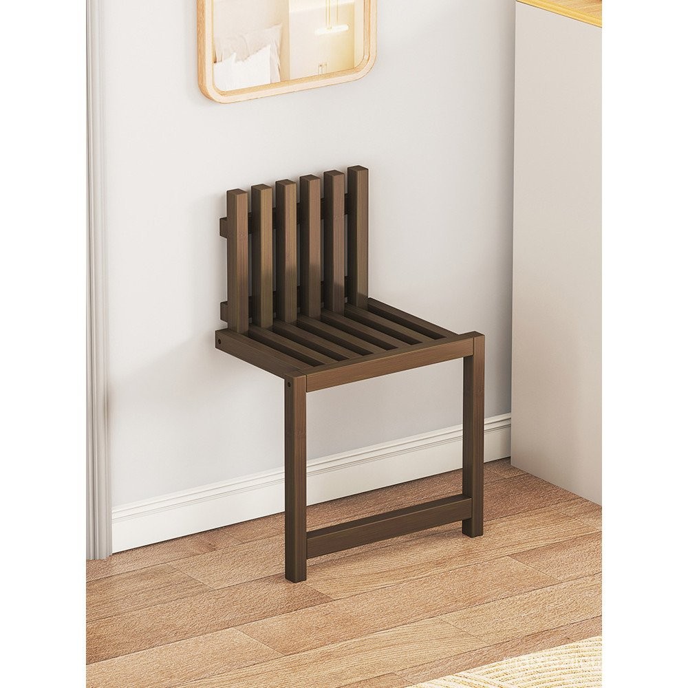 Household Entrance Foldable Stool Shoe Changing Stool Wall Hanging ...