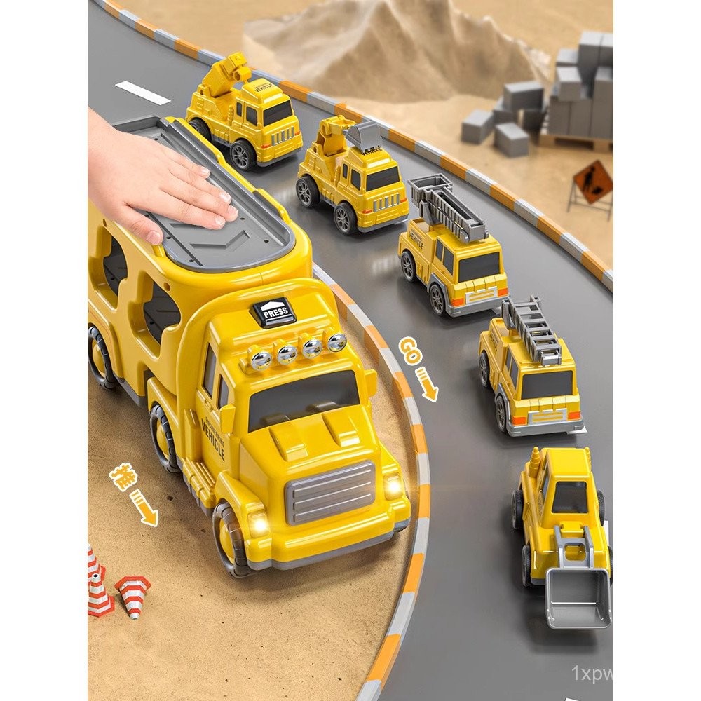 Kenderaan Kejuruteraan Besar Mainan Kanak-kanak Jengkaut Kereta Polis ...