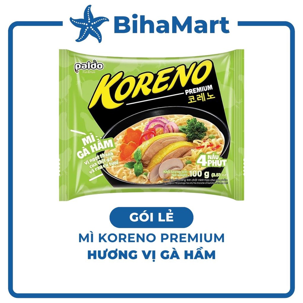 [RETAIL Package] - PALDO - Koreno Premium Noodles Stewed Chicken Flavor ...