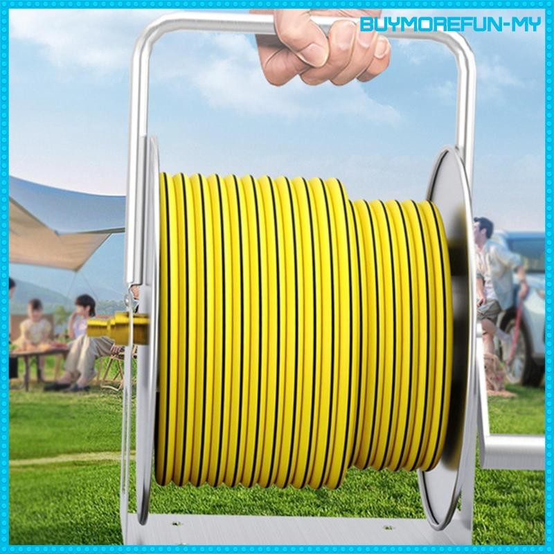 [BuymorefunMY] Hose Storage Rack Garden Hose Stainless Steel with Hand ...