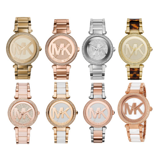 High end stainless steel strap quartz movement women's watch MK5784 ...
