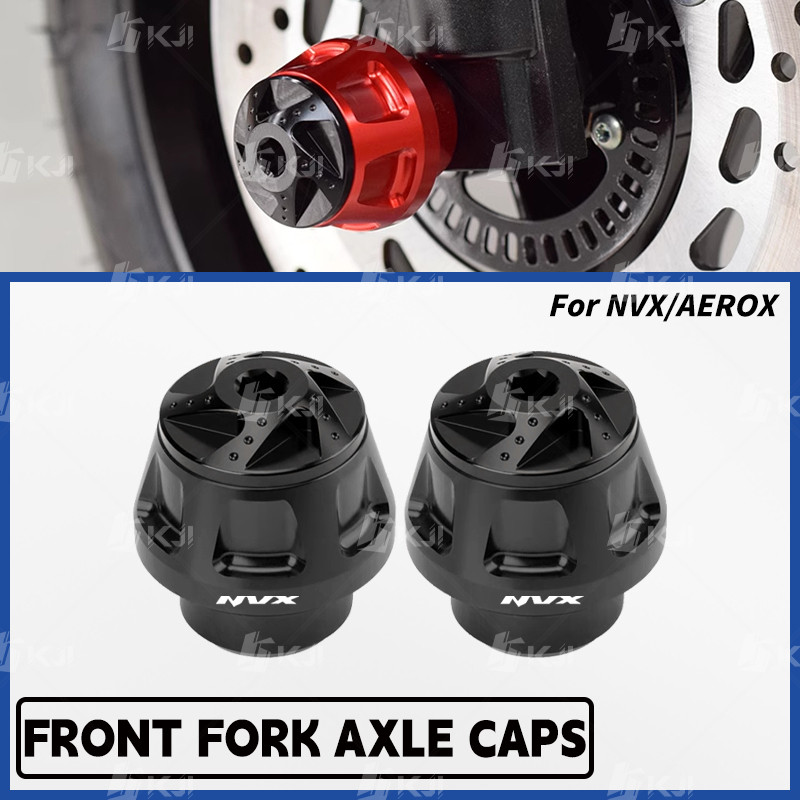 For Yamaha NVX AEROX 155/125/ALPHA TURBO Axle Cap Front Wheel Fork ...