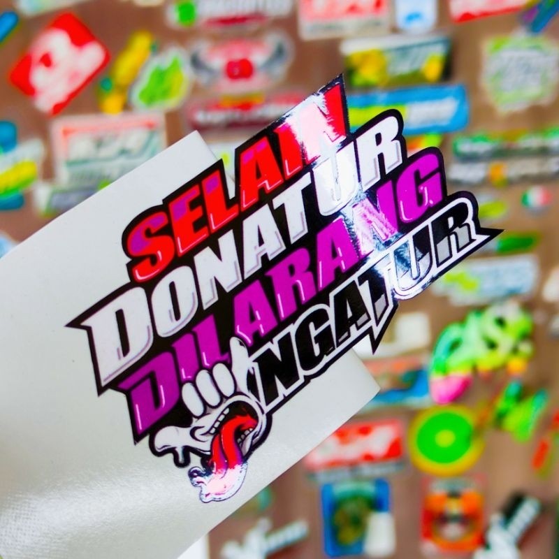 Donut OTHER THAN STICKER / WORDS STICKER | Shopee Malaysia
