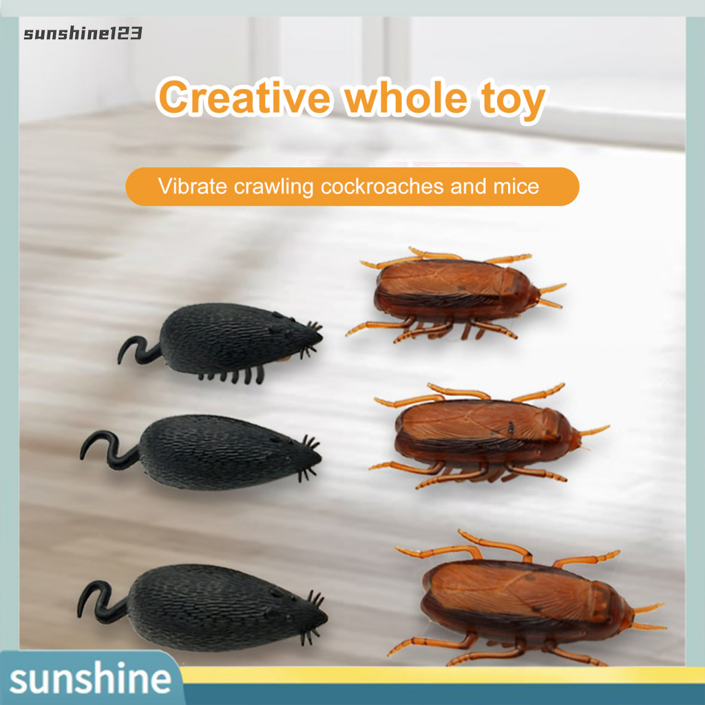 Surprise Crawling Toy Electronic Cockroach Toy Realistic Simulated ...