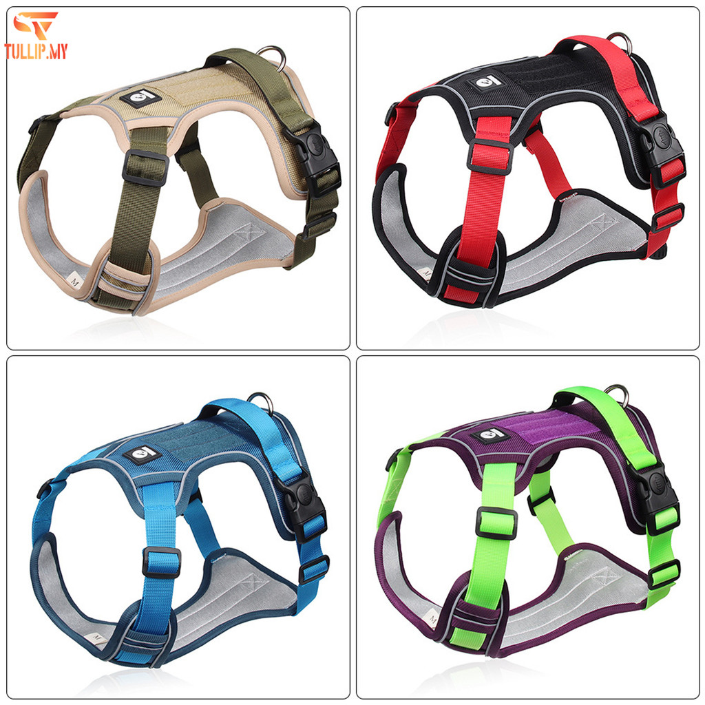 XH-MY No-Pull Dog Harness with Reflective Leash - Anti-Escape & Chew ...