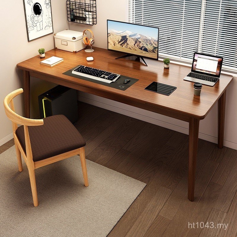 Gaming Table Solid Wood Legs Household Desktop Student Study Table ...