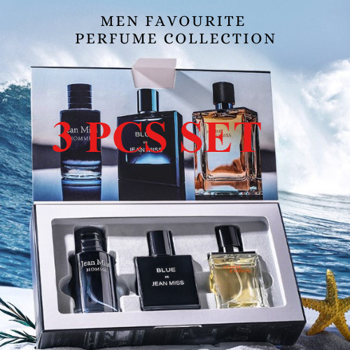 3 PCS SET Men Gift Set Collection Perfume Body Spray Cologne Fragrance ...