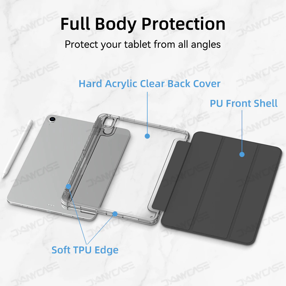 Crystal Case Anti-Yellowing Premium Acrylic for iPad 10th Gen 11th A16 ...