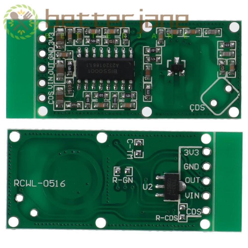 BETTER-JANE 10pcs Human Sensor, RCWL-0516 RCWL 0516 Microwave Radar ...