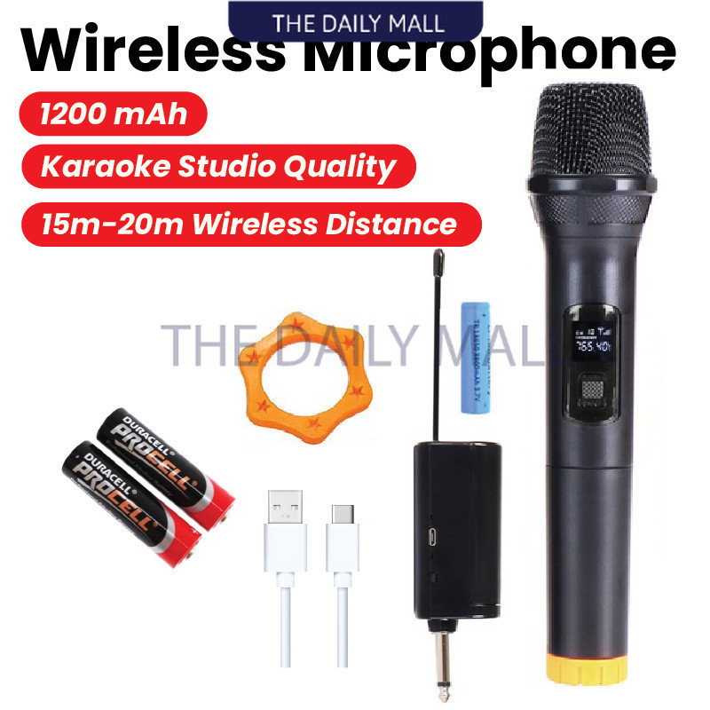 Wireless dynamic vocal microphone professional microphone wireless ...