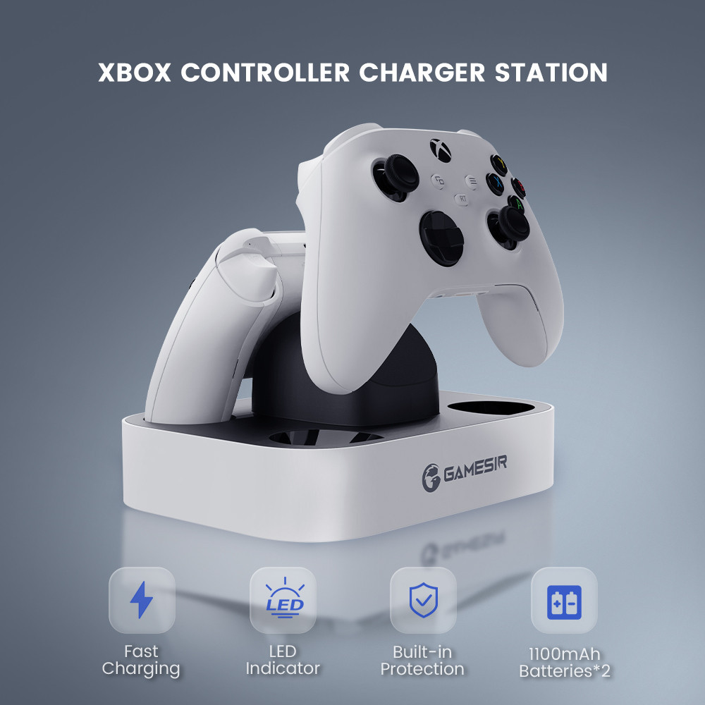 GameSir Dual Controller Charger for Xbox One, Xbox One X|S, Xbox series ...