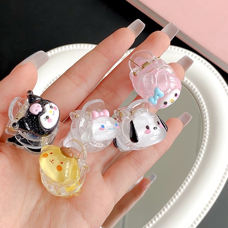 Catch Clip Small Female Sanrio Kuromi Cinnamon Dog Cute Summer Bangs ...