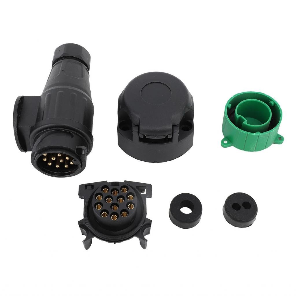 Shopp Truck Trailer Plug Socket Kit DC12V Durable Easy Installation 13 ...