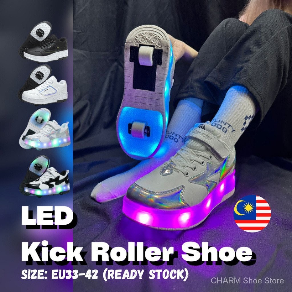 【Original】ycs kick roller shoes light led kick roller roll shoes kids ...