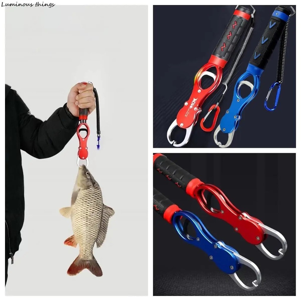 Fishing Lip Grippers Fish Grabber Tool Lip Clamp With Weight Scale Anti ...