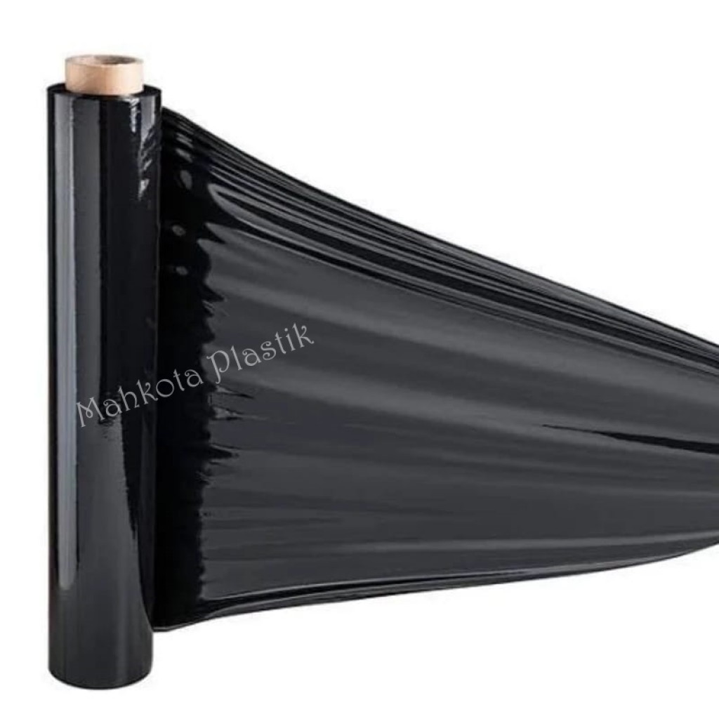 HITAM Black Plastic Wrapping Stretch Film 50cm x 250m | Shopee Malaysia