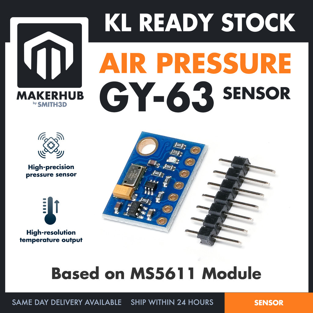 GY-63 Air Pressure Sensor Borameter MS5611 high precision Atmospheric Height Sensor IOT ...