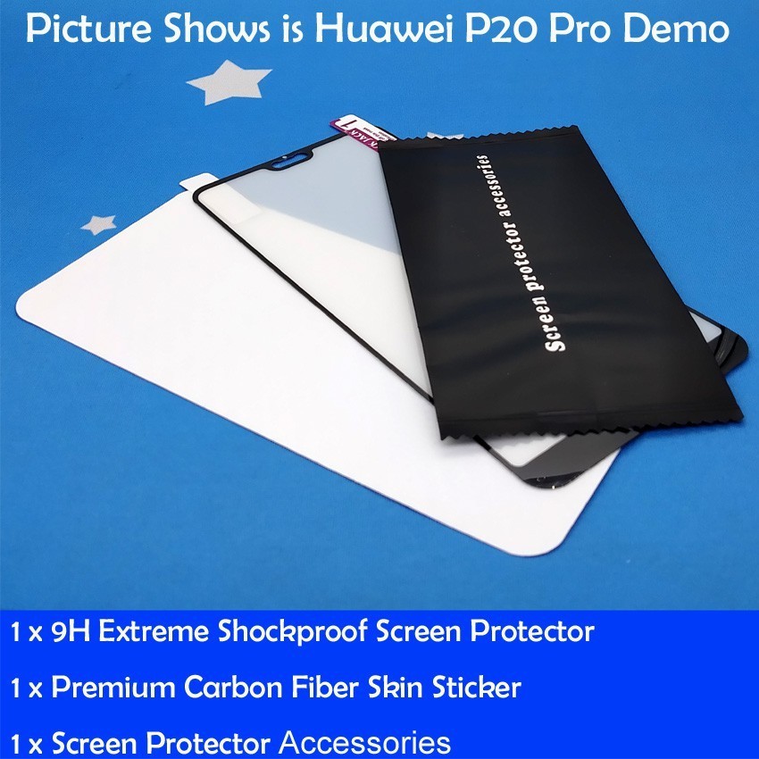 Oppo A3s/F7/F9/R15 Pro/R17 Pro Black Jack 9H Premium Film Full Screen ...