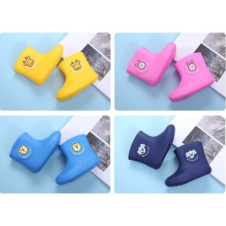Children Kids Boot Kasut Boot Kanak-kanak rain boots Farm Boot kids non ...