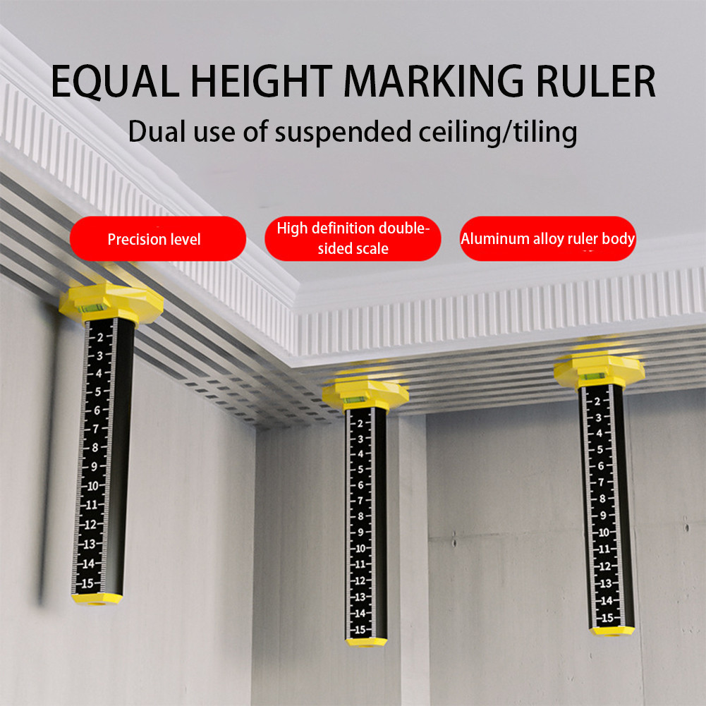 Dual Scale Ceiling Floor Tile Height Ruler Preventings Lippage Uneven ...