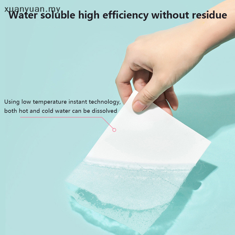 XUAN 30pcs Laundry Tablets Concentrated Washing Powder Laundry Soap ...