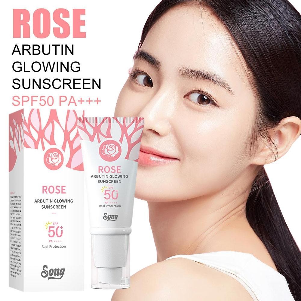 SOUG SPF50+ PA++++ Arbutin Luminous Sunscreen Soothing Repairing ...