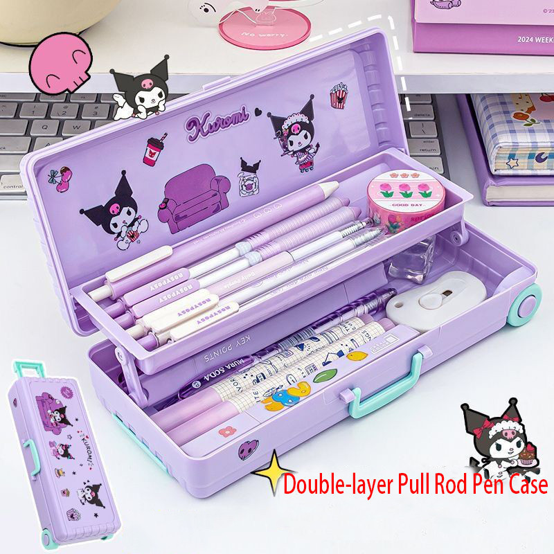 Pencil Case Stationery Box Creativity Suitcase Modeling Portable Large ...