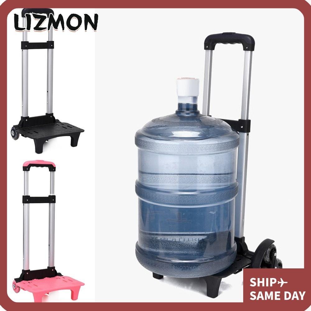 LIZMON Pullling Rod Carrier Aluminum Alloy Durablel Hand Cart Luggage ...