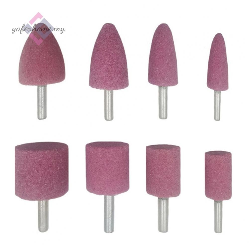 Metal Rod Grinding Abrasive Mounted Stone Polishing Head Wheel for DIY 6mm Shank | Shopee Malaysia