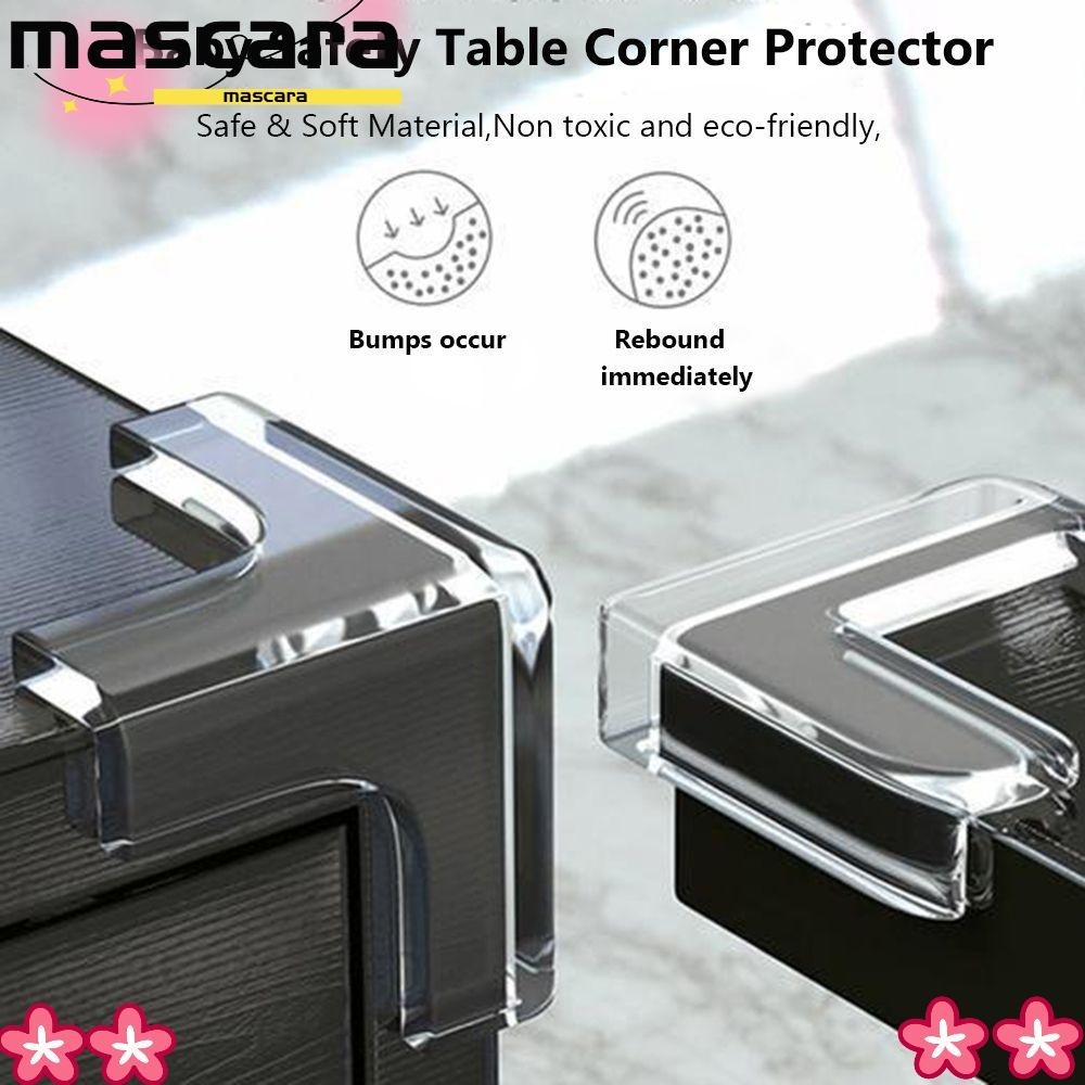 4Pcs Corner Guards Soft Kids Security Silicon Desk Table Corner ...