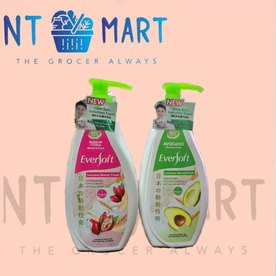 EVERSOFT SHOWER CREAM 650G / 550G REFILL | Shopee Malaysia