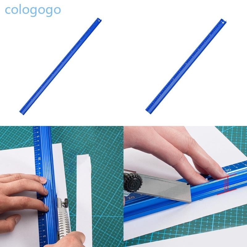 COLO Ruler Student Laser-Printing Scale Ruler Safety Cutting Marking ...