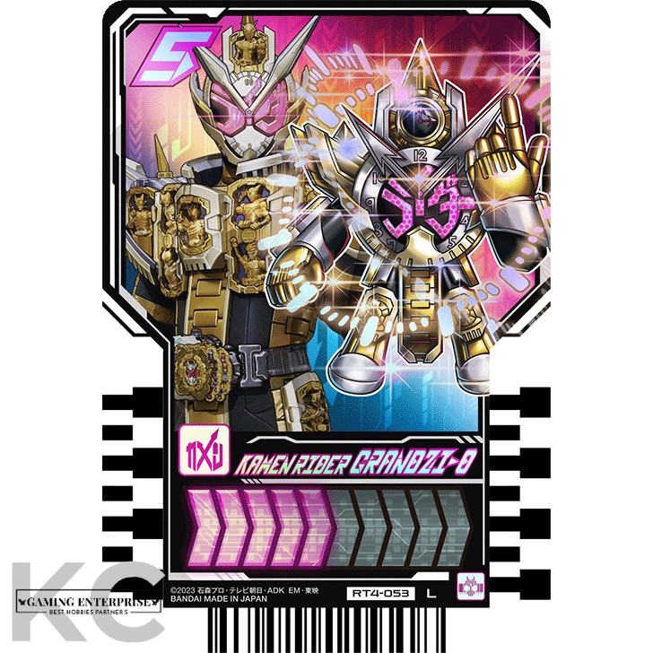 Bandai Kamen Rider Gotchard DX Ride Chemy Trading Card RT4-053 Kamen Rider Grand Zi-O L | Shopee ...