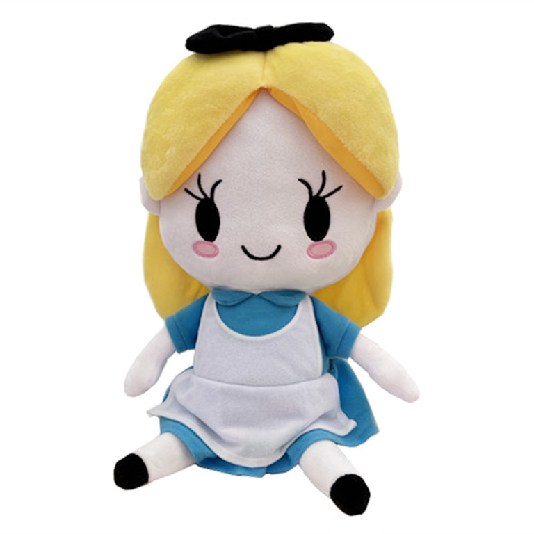 New Cute Alice in Wonderland Alice Big Plush Doll Stuffed Pillow ...