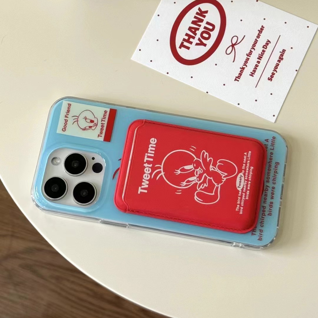 Red Cute Duck Wallet Case Suitable For Iphone 12promax 12 13 14 15 pro ...