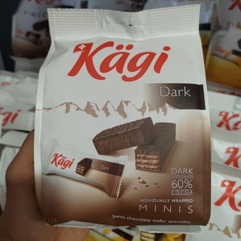 Coklat Wafer Kagi Minis Hazelnut Choco Matcha Dark Dark Orange 125gm ...