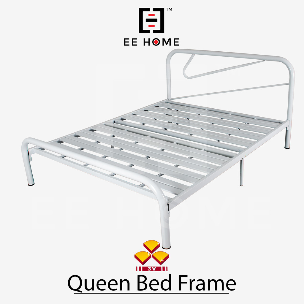 COMBO SET Queen Size Bed Frame With Queen Rebonded Foam Mattress Katil ...
