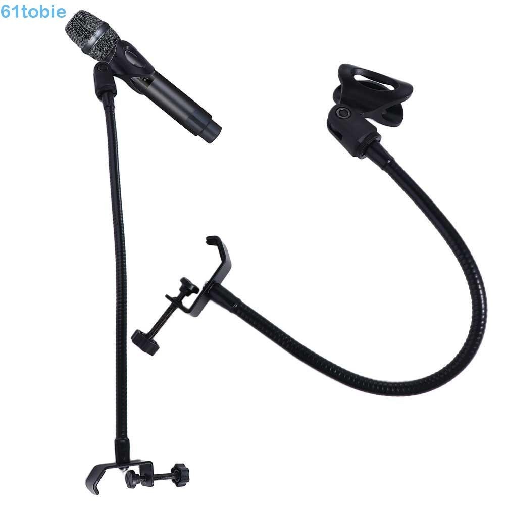 TOBIE Desk Mic Stand Mount Adapter Universal Microphone Clip Microphone ...