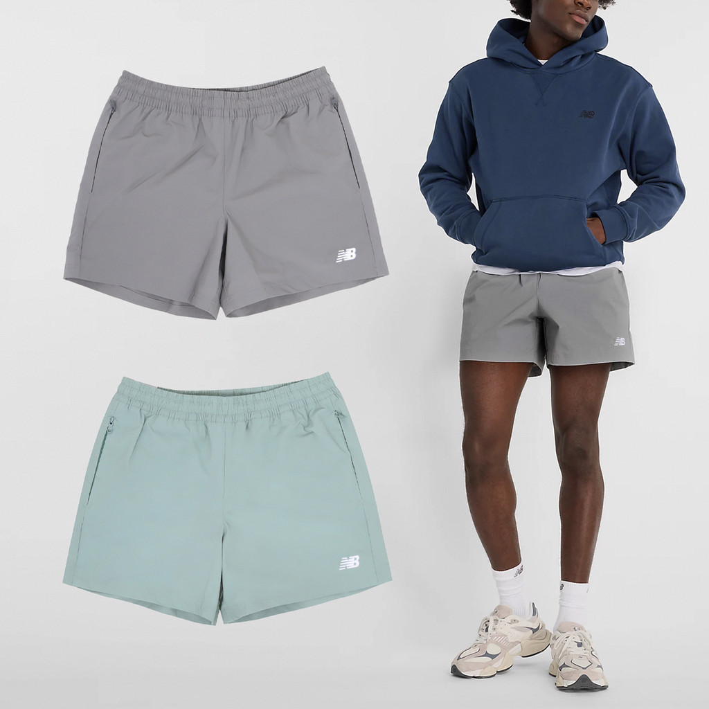 New Balance Shorts Athletics Men's Optional Knee Pants NB Zipper Pocket ...