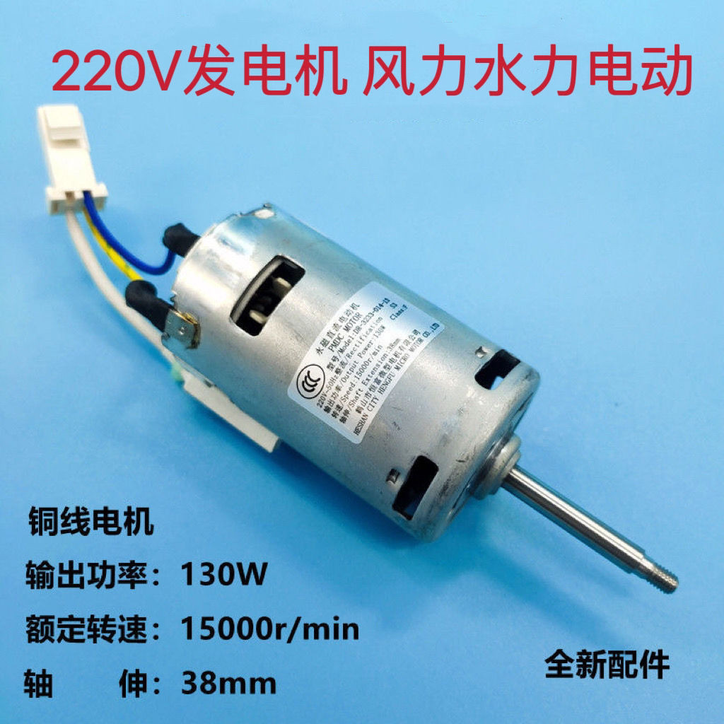 220v Permanent Magnetic DC Generator Battery Generator Motor 130W High ...