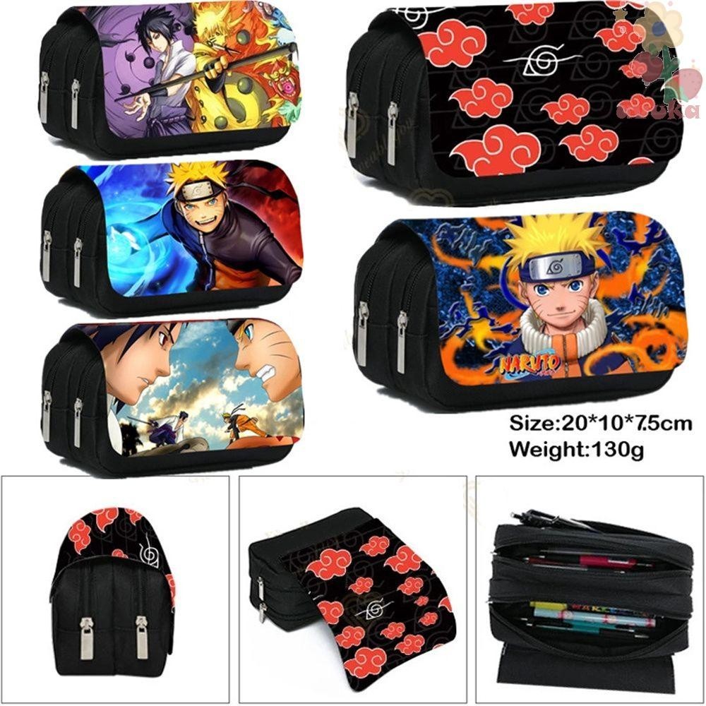 AVUKA Pencil Case Cartoon School Supplies Naruto Anime Figure Uzumaki ...