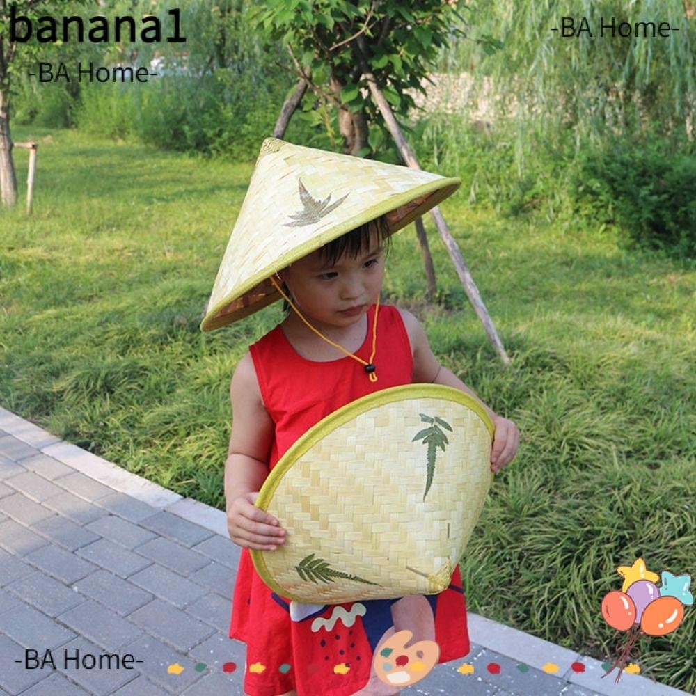 BA Natural Bamboo Hats, Sunscreen Summer Party Sun Hats, Fashion ...