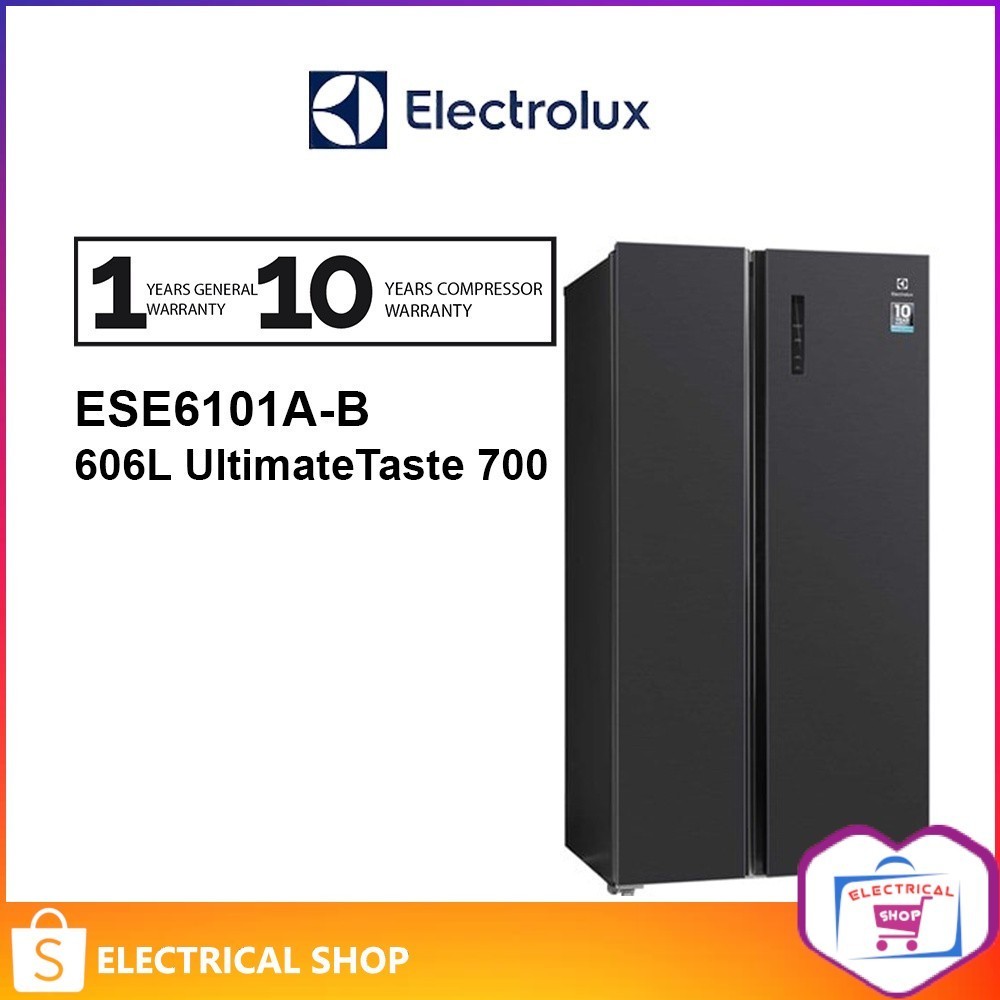 Electrolux Side by Side Inverter Ultimate Taste700 Fridge (606L ...