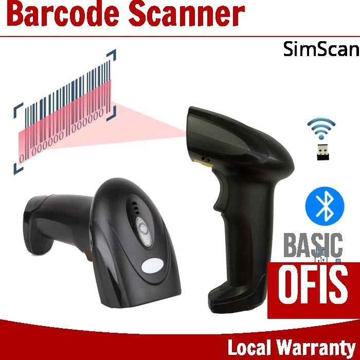 2D QR Barcode Scanner Reader Wireless 2.4G Bluetooth Wired | Shopee ...
